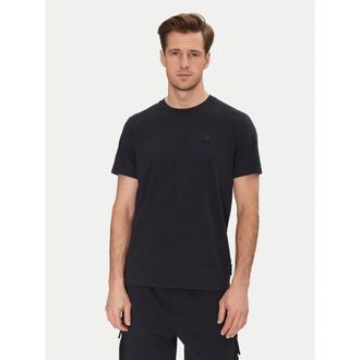 Moose Knuckles T-Shirt Duluth M15MT759 Dunkelblau Regular Fit