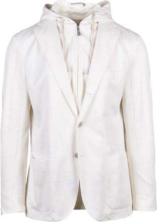 Eleventy Homme, Vestes, Blanc, Taille: L Blazer