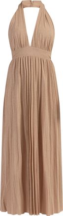 Faina Maxikleid Damen Gold