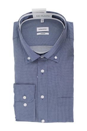 Seidensticker 845609, Comfort Fit Langarm Business-Hemd, 42