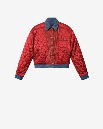 Isabel Marant Veste Devyna - Femme - Rouge-bleu - Taille34 - Isabel Marant