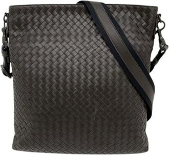 Bottega Veneta unisex, Pre-owned, Brun, Taille: ONE Size Sac bandouli&egrave;re Intrecciato Pre-owned