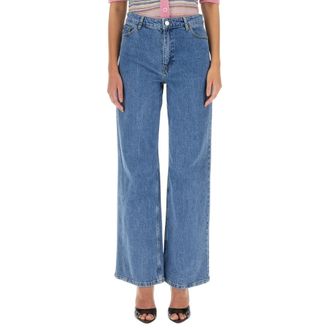 Baum Und Pferdgarten Nini Wide Jeans - Femme - Jeans - Bleu - Taille: 36 FR