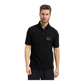 A|X Armani Exchange Homme, Tops, Noir, Taille: M Polo Regular Fit