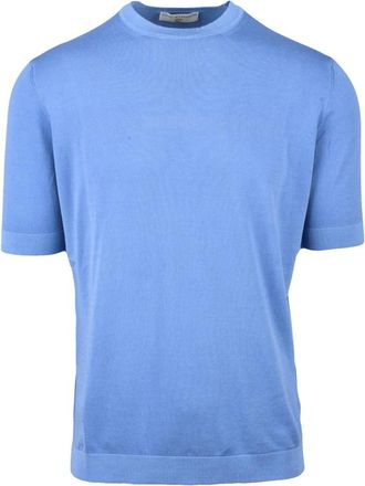 FILIPPO DE LAURENTIIS Homme, Tops, Bleu, Taille: 3XL Maglioncino Girocollo