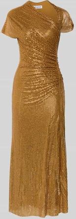 Self Portrait Maxikleid mit Allover-Ziersteinbesatz