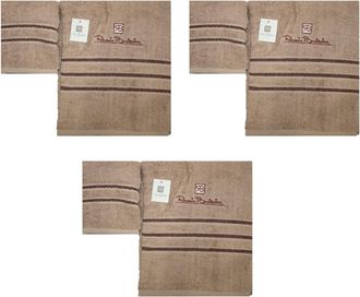 Renato Balestra 3 Sets von 2 Badet&uuml;chern (1 Gesicht und 1 Bidet) Sand