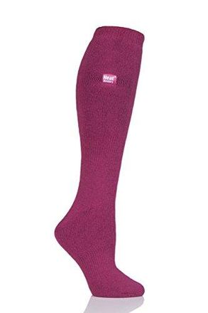 Heat Holders Ladies 1 Pair 1.6 TOG Lite Knee High Chaussettes Raspberry 4-8
