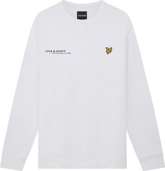Lyle & Scott Co-Ordinate Sweatshirt Rundhalsausschnitt f&uuml;r Herren (Wei&szlig;)