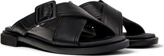 Camper Damen Edy K201384 X-Strap Sandal, Schwarz 005, 37 EU