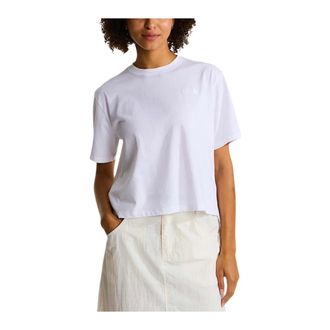 The North Face Femme, Tops, Blanc, Taille: 36 FR T-shirt &agrave; Manches Courtes et Col Rond