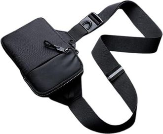 Generic Sac &agrave; bandouli&egrave;re - Petite pochette en nylon | Pochette tendance &agrave; fermeture &eacute;clair | Pour t&eacute;l&eacute;phone, cl&eacute;s, entra&icirc;nement, camping, randonn&eacute;e, course &agrave;