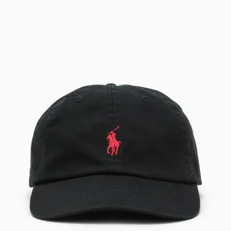 Polo Ralph Lauren Schwarze Baseballkappe mit Logo