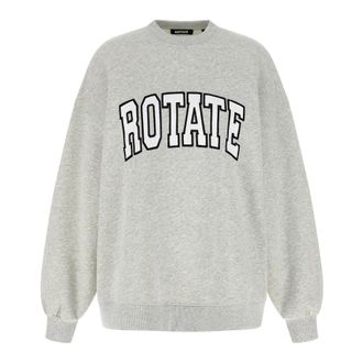 Rotate Heavy Sweat Crewneck - - Sweatshirts & Hoodies - Damen - Grau - M