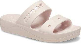 Crocs Baya Platform Sandal 38-39 EU Barely Pink