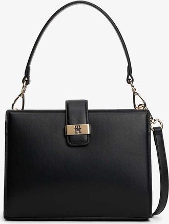 Tommy Hilfiger Heritage - Sacoche avec plaque à monogramme TH - Noir