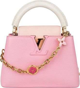 Louis Vuitton Crossbody Bags - Louis Vuitton Bicolor Taurillon Flower Chain Mini - Gr. unisize - in Rot - f&uuml;r Damen
