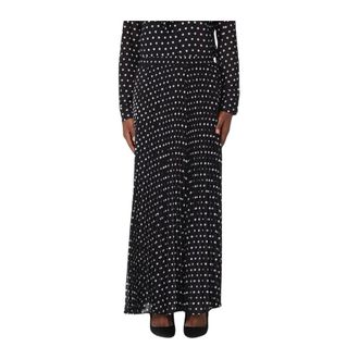 Michael Kors Plissierter Maxi-Rock mit Punkten - - Skirts - Damen - Schwarzk - S
