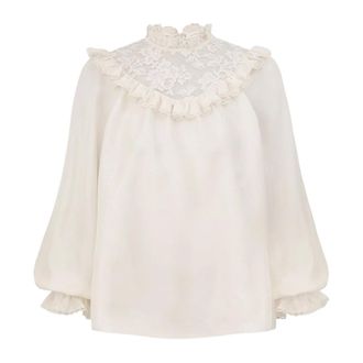 Zimmermann Damen, Blusen & Hemden, Wei&szlig;, SGr&ouml;&szlig;e