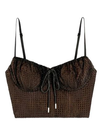 Area haut &agrave; ornements - Marron