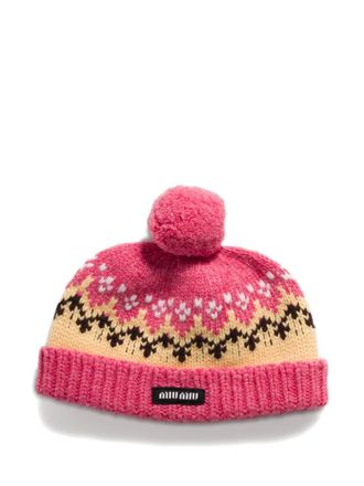 Miu Miu Klassische Beanie - Rosa