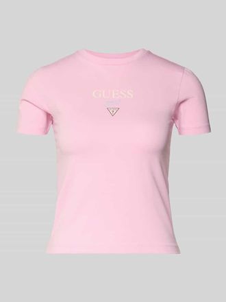 Guess T-Shirt mit Logo und Rundhalsausschnitt