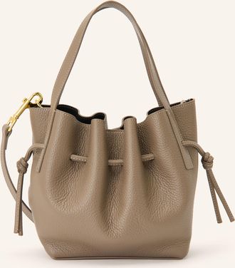 Yuzefi Yuzefi Beuteltasche Scallop Mini beige