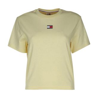 Tommy Jeans Damen, Oberteile, Gelb, MGr&ouml;&szlig;e