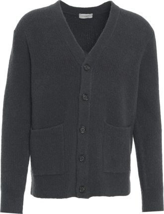 Paolo Pecora Homme, Pulls, Gris, Taille: XL Gilet Tricot Gris Aw25