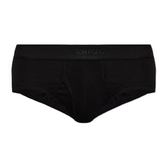 Tom Ford Homme, Sous-v&ecirc;tements, Noir, Taille: XS Cale&ccedil;on en coton avec logo