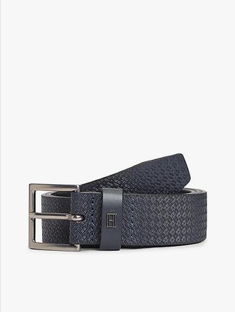 Tommy Hilfiger Ceinture en cuir &agrave; motif drapeau