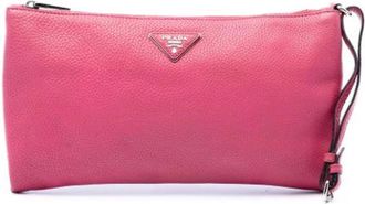 Prada Sac pochette Pre-owned - Femme - Pre-owned - Rose - Taille: ONE Size