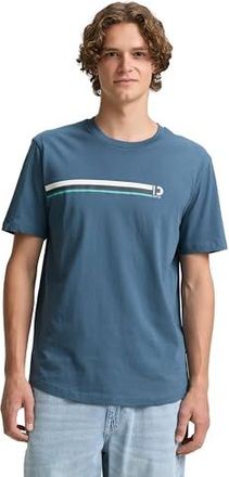 Tom Tailor Denim TOM TAILOR Denim 1046138 T-Shirt, 36985-mystical Blue, XL Hommes