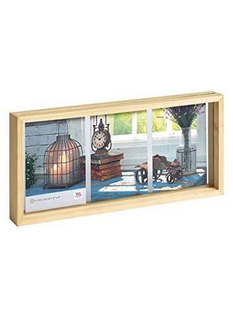 Walther Design Bilderrahmen natur 3X 10x15 cm Galerierahmen Rustic SL315H