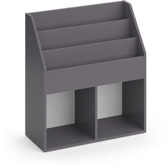 Vicco B&uuml;cherregal Luigi, Grau, 72 x 79 cm, Vicco