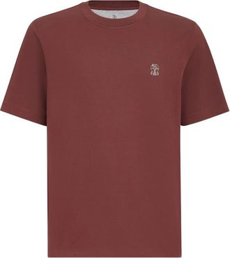 Brunello Cucinelli Cotton Jersey Crew-neck T-shirt With Logo