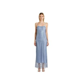 Marella Strass-verziertes Maxikleid - - Dresses - Damen - Blau - L