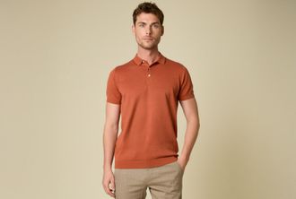 Bexley Braiden II - Polo homme terracotta