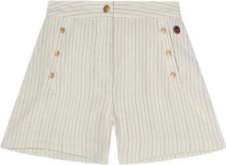 Busnel Femme, Shorts, Beige, Taille: 42 FR Pixie Short à Rayures