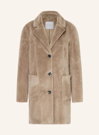 Rino&Pelle Rino & Pelle Kunstfell-Mantel Lenna beige