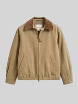 GANT Regular Fit Bomberjacke aus reiner Baumwolle Modell HARRINGTON