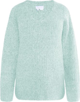 Usha Strickpullover Damen Eismint Melange
