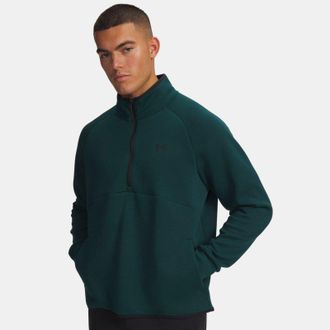 Under Armour Unstoppable Fleece Oberteil mit.5-Zip f&uuml;r Herren Arden Gr&uuml;n / Schwarz XXL