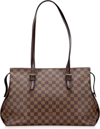 Louis Vuitton Hobo Bags - Damier Ebene Chelsea - Gr. unisize - in Braun - f&uuml;r Damen