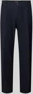 Strellson Relaxed Fit Bundfaltenhose mit Logo-Detail Modell Lui