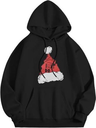 Generic Pull &agrave; capuche imprim&eacute; pour homme et femme avec le m&ecirc;me couple., Noir, XXL