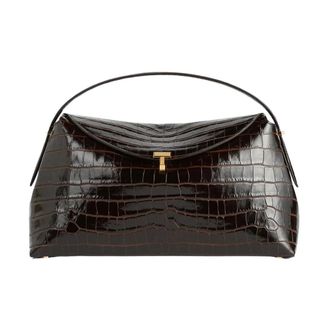 Toteme Clutch T-Lock - - Bags - Damen - Braun - ONE SIZE
