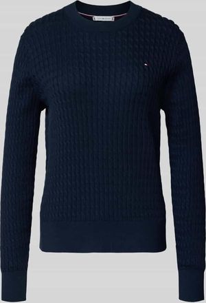 Tommy Hilfiger Slim Fit Pullover aus reiner Baumwolle
