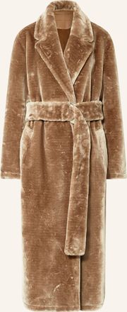 Stand Studio Stand Studio Kunstfell-Mantel Karina braun