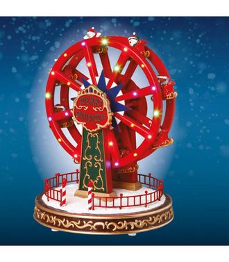 F&eacute;&eacute;ric Lights & Christmas Gro&szlig;es beleuchtetes und musikalisches Laufrad